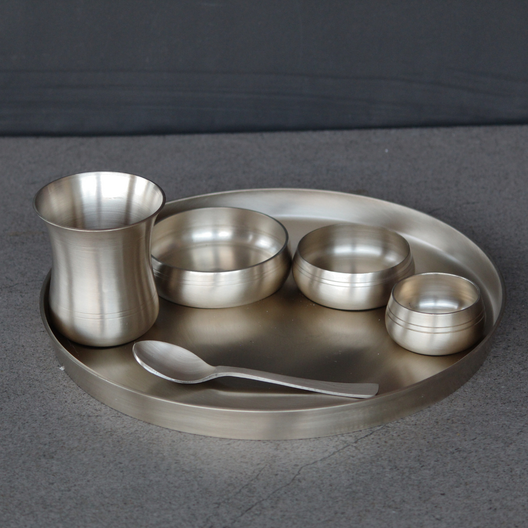 Kansa Thal | Kansa plate | Kansa Utensils | Indian Bartan
