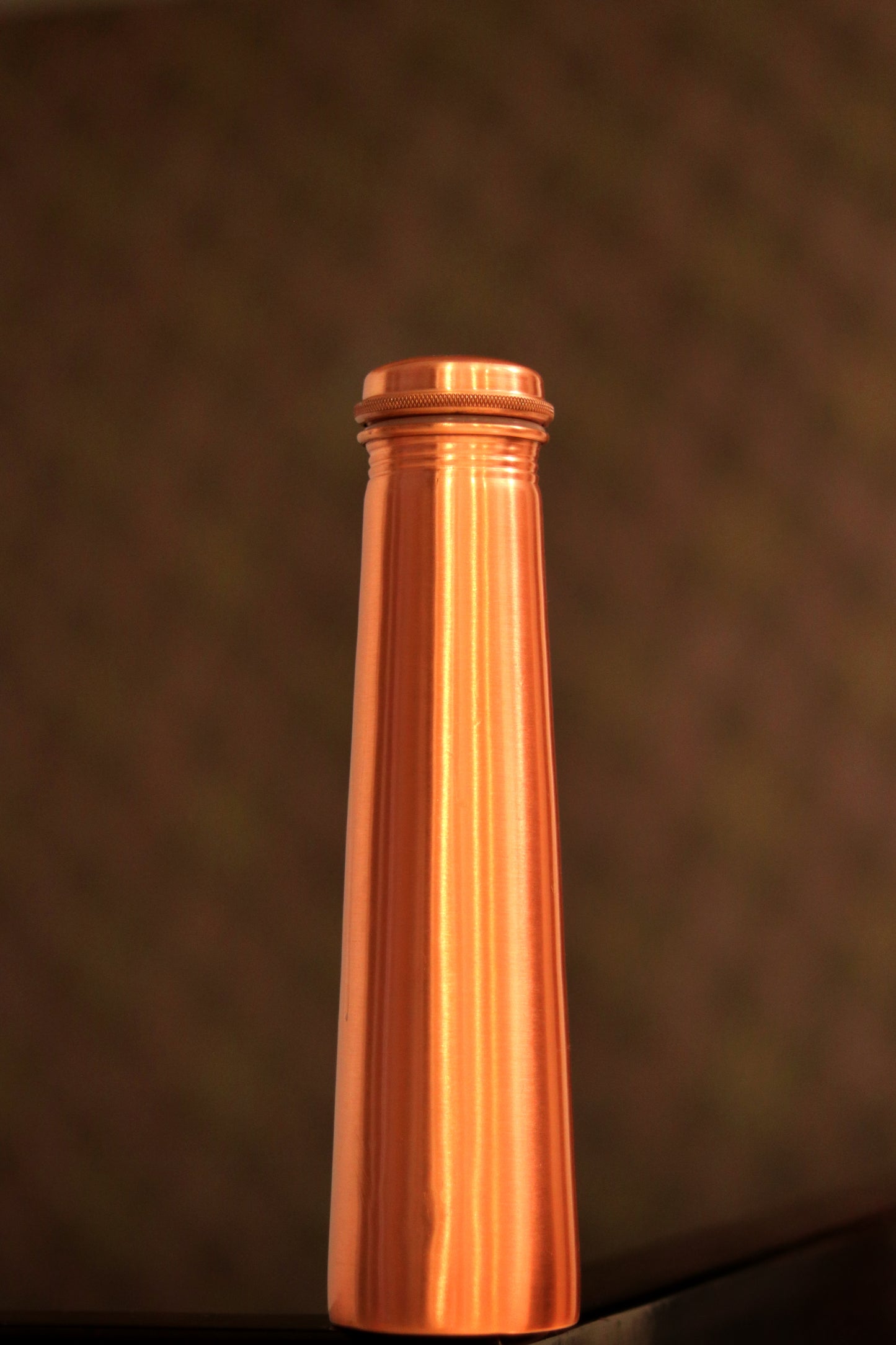 Copper Curved Bottle – Indian Bartan