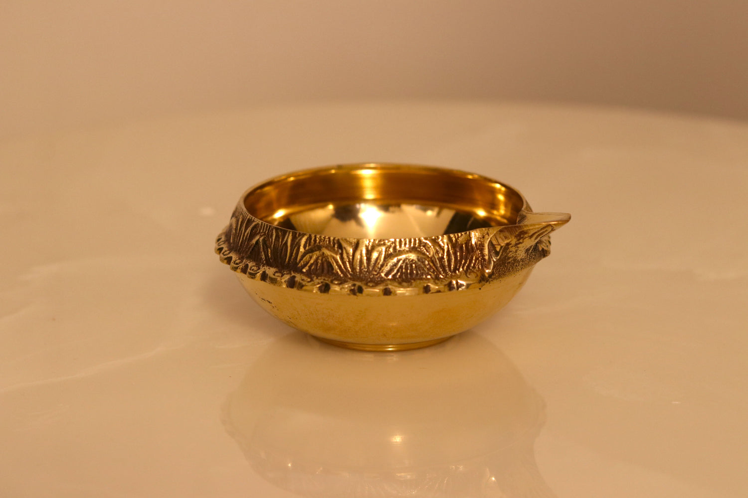 Handcrafted Brass Diya's (Set of 4) – Indian Bartan