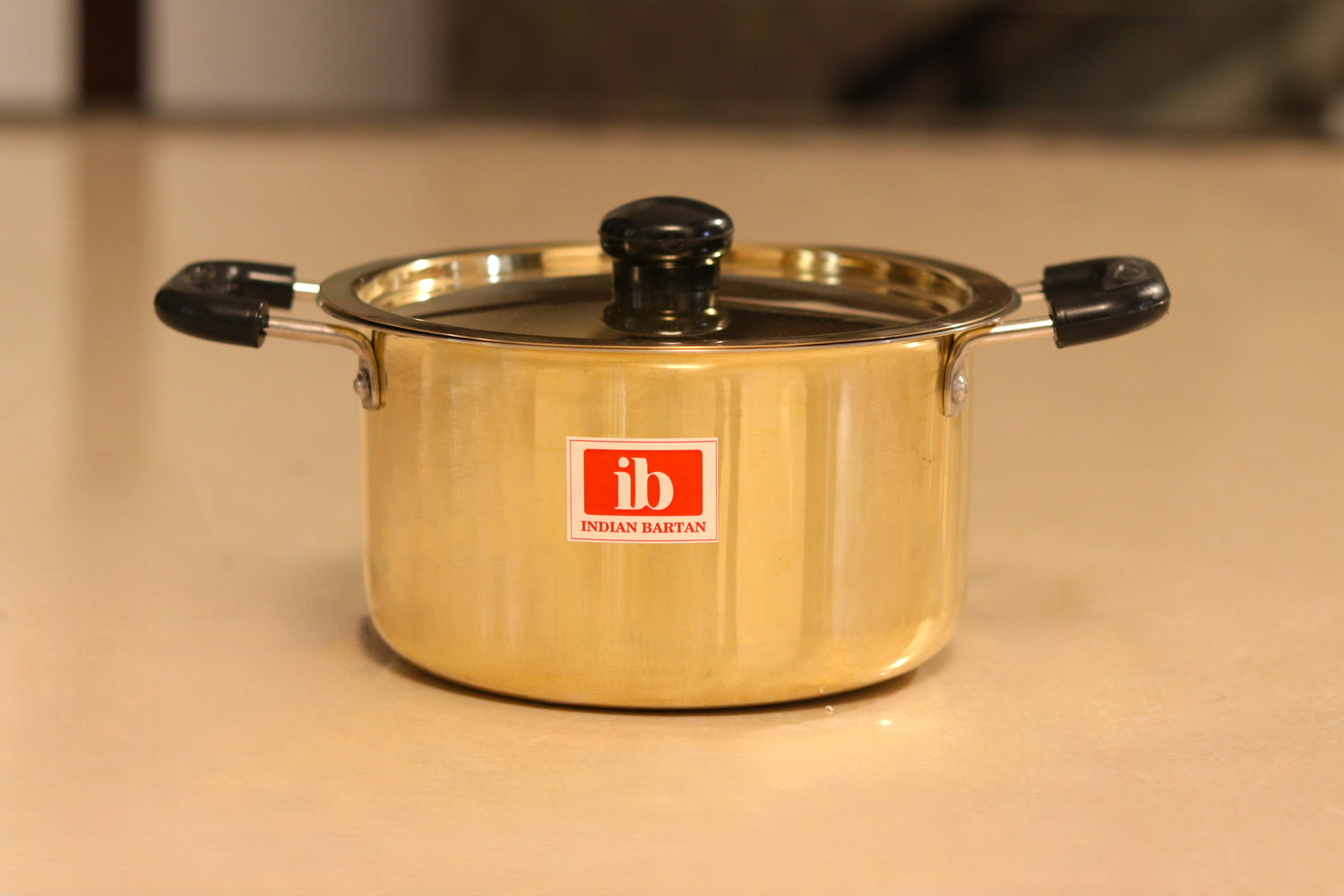 Buy Brass Top Stew Pan With Handle And Lid | IndianBartan – Indian Bartan