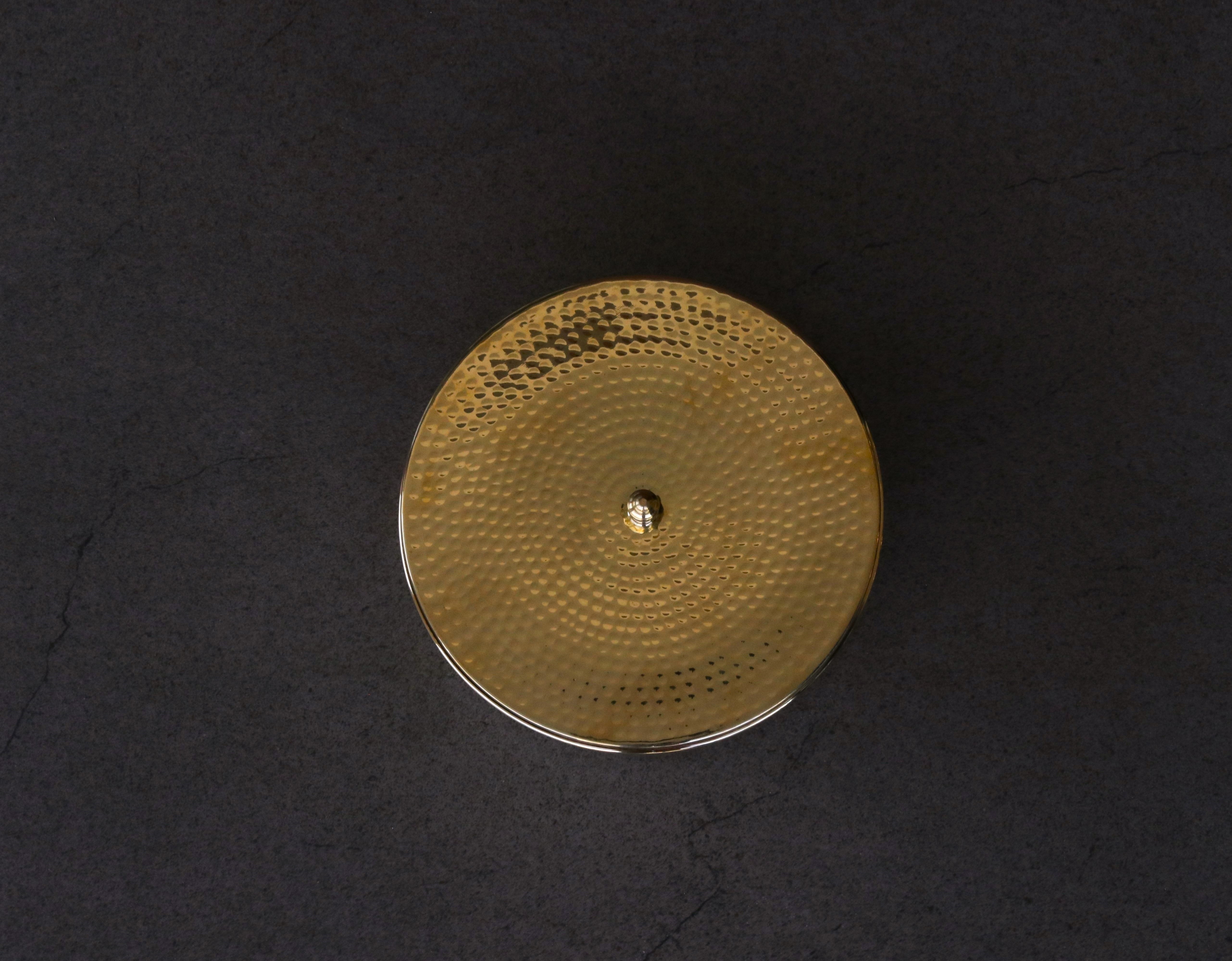 Handcrafted Brass Masala Daani / Spice Box – Indian Bartan