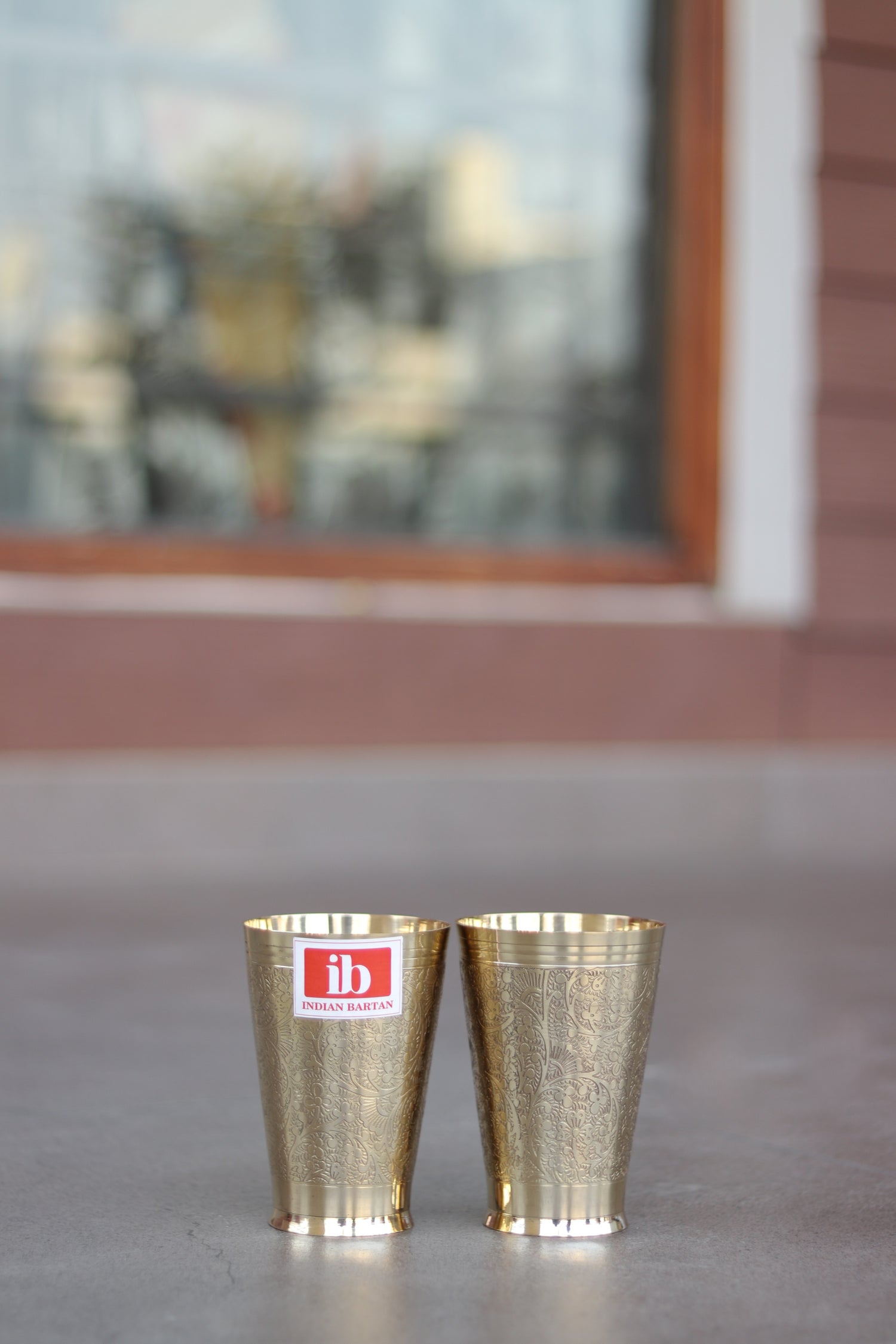 Brass Glass | Brass Lasi Glass – Indian Bartan