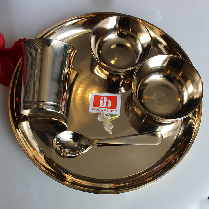 Buy Original Kansa Plate | Kansa Plate Set | IndianBartan – Indian Bartan