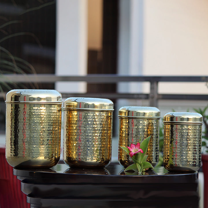Buy Brass Container | Brass Dabba| IndianBartan – Indian Bartan