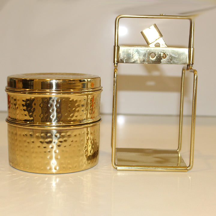 Brass Lunch Boxes | Tiffin Boxes | IndianBartan – Indian Bartan