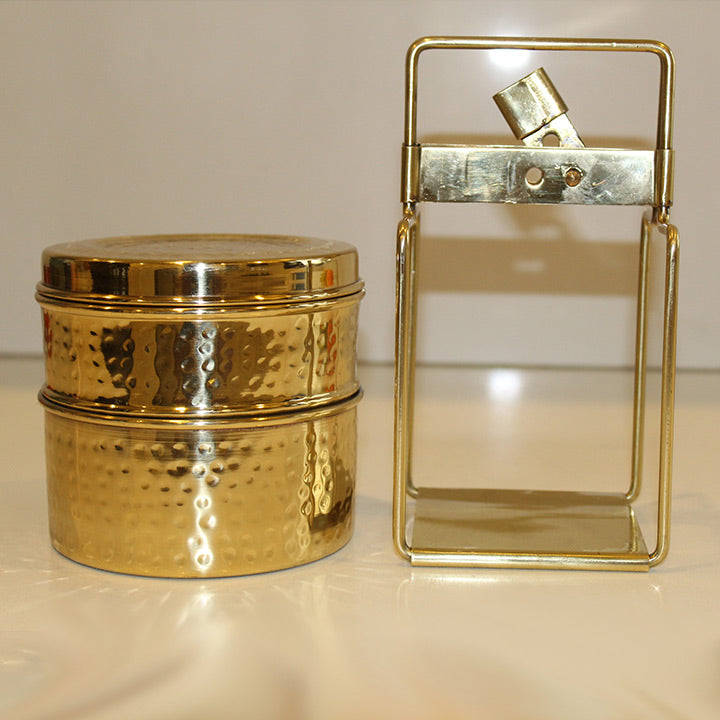 Brass Lunch Boxes | Tiffin Boxes | IndianBartan – Indian Bartan