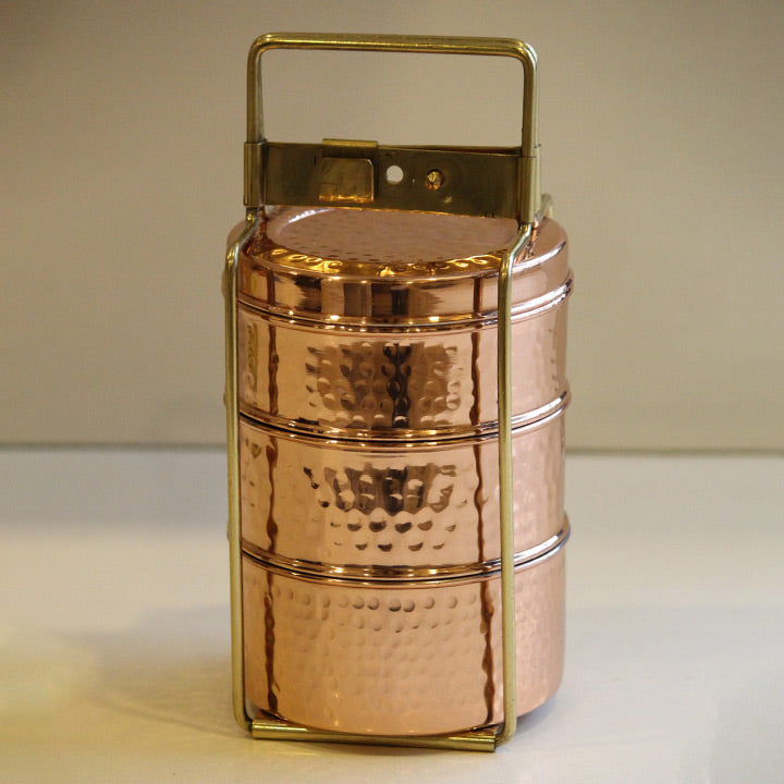 Copper Tiffin Boxes | Tiffin Boxes – Indian Bartan