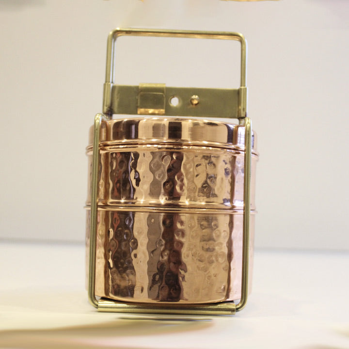 Copper Tiffin Boxes | Tiffin Boxes – Indian Bartan