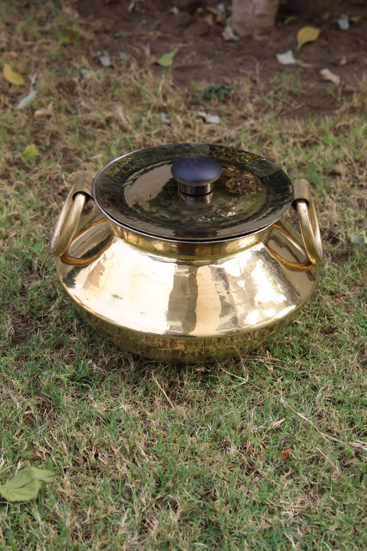 Buy Brass Parat Patli Baltoi for Cooking | IndianBartan – Indian Bartan